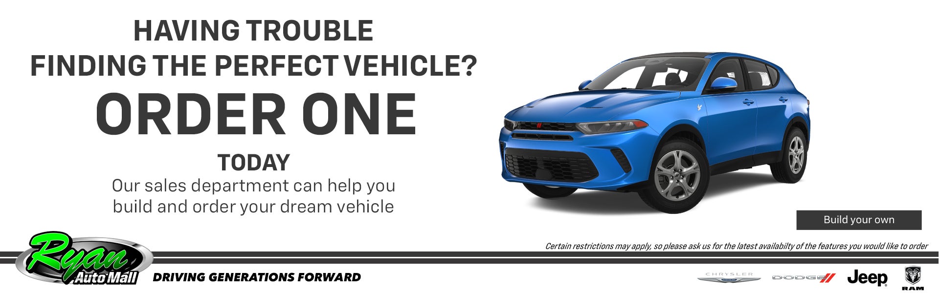 Ryan Auto Mall Chrysler Dodge Jeep Ram Buffalo | MN Dealer