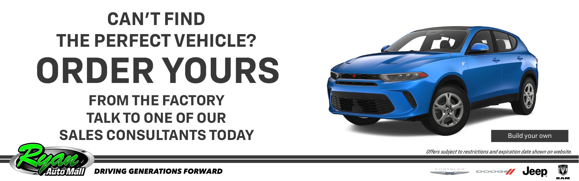 Ryan Auto Mall Chrysler Dodge Jeep Ram Buffalo | MN Dealer