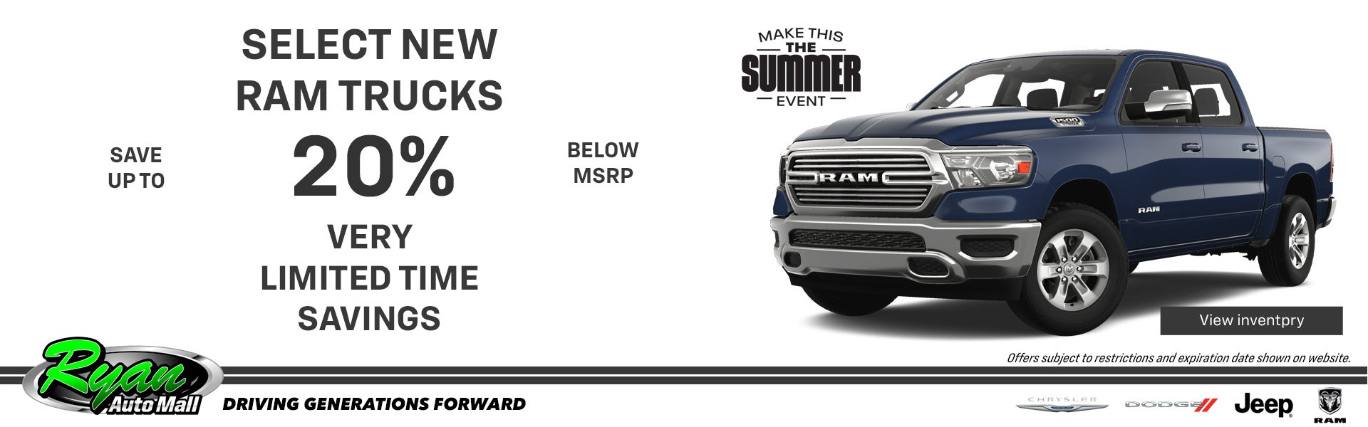 Ryan Auto Mall Chrysler Dodge Jeep Ram Buffalo | MN Dealer